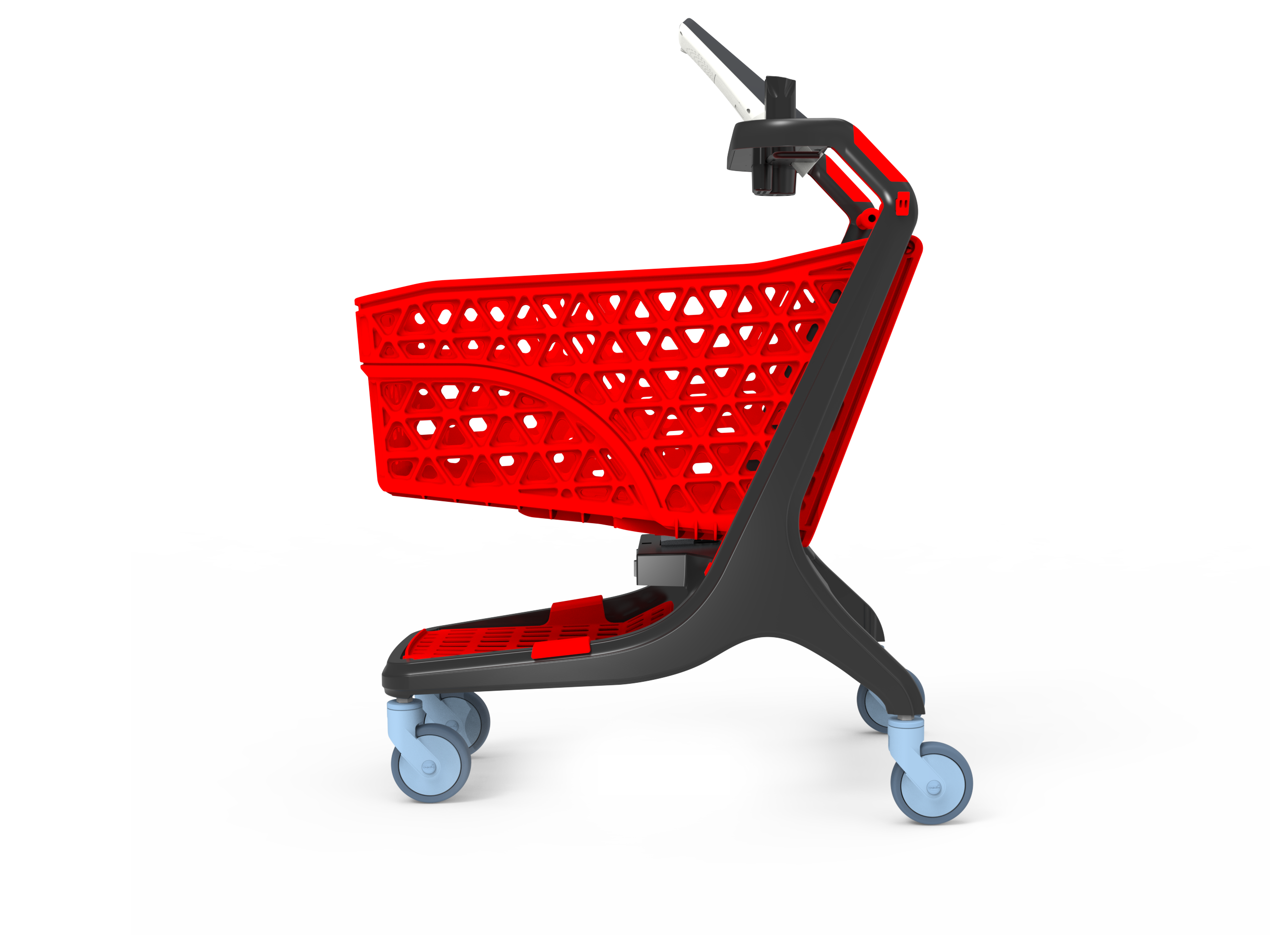 Superhii Inc revealed a new self checkout cart that has large volume